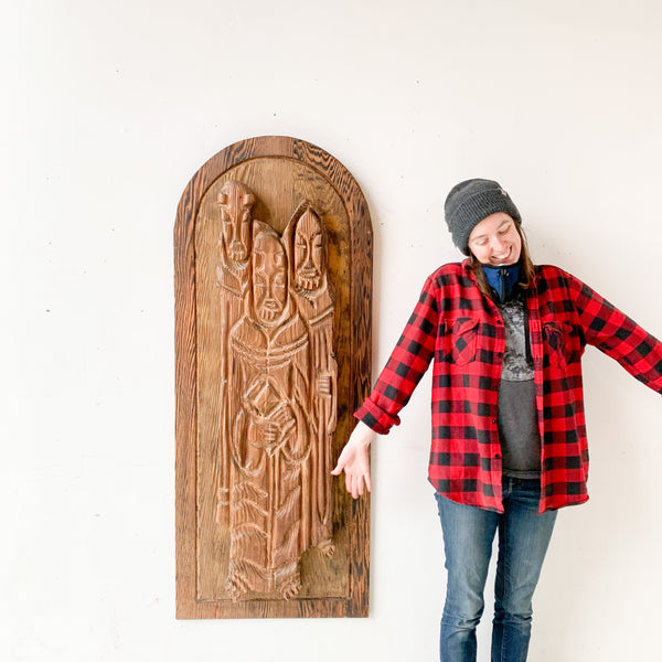 Mid Century Modern “Wise Men” Wall Art by Witco – Atomic Furnishing & Design