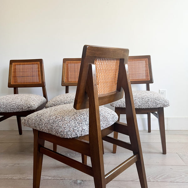 Set of 6 Hibriten Dining Chairs - New Upholstery – Atomic Furnishing ...