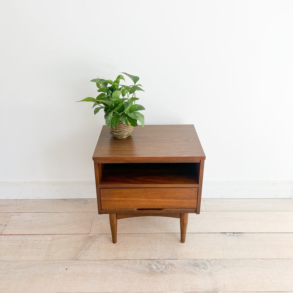 Mid Century Nightstand w/ Formica Top – Atomic Furnishing & Design