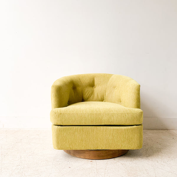 Mid Century Swivel Lounge Chair by Selig w/ New Upholstery – Atomic ...