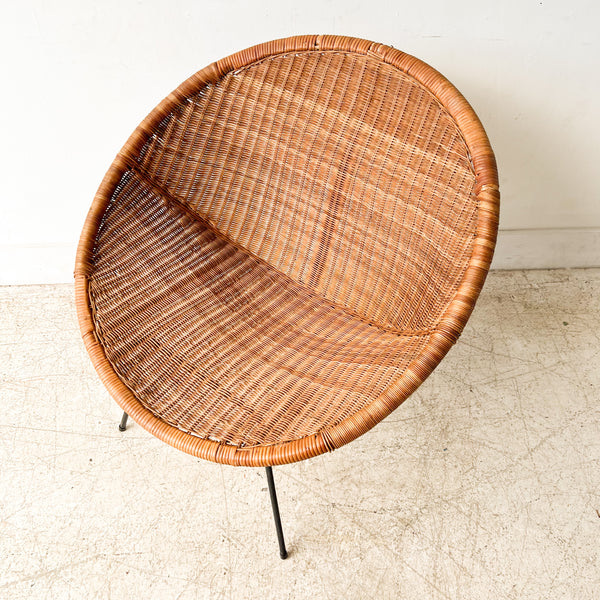 Single Wicker Hoop Chair – Atomic Furnishing & Design