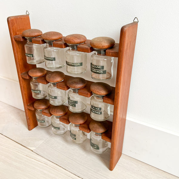 Vintage Goodwood Teak Spice Rack - Tall – Atomic Furnishing & Design