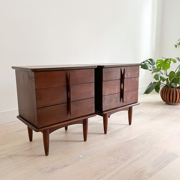 Pair of United Nightstands – Atomic Furnishing & Design