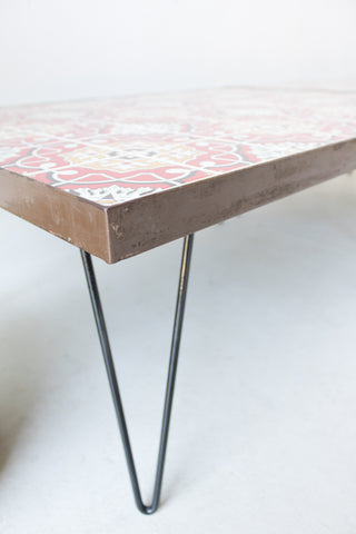 Vintage Turkish Tile Coffee Table – Atomic Furnishing & Design