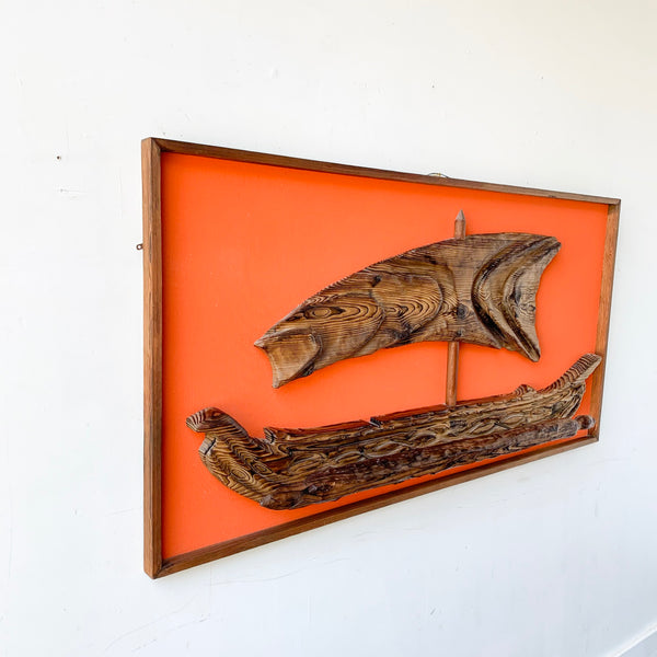 Vintage “Outrigger” Viking Ship by Witco – Atomic Furnishing & Design