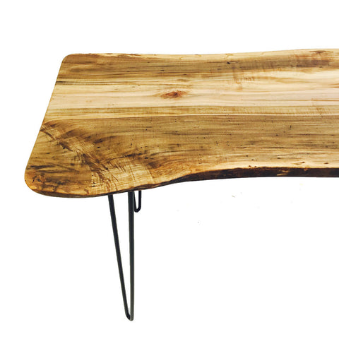 Live Edge Red Maple Desk – Atomic Furnishing & Design