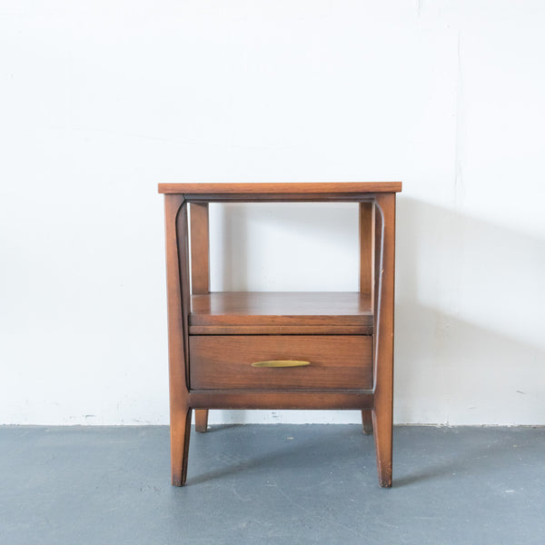 Mid Century Walnut Nightstand – Atomic Furnishing & Design